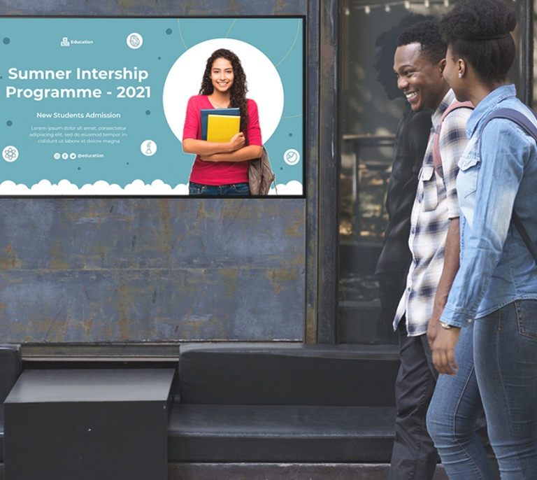 Education Digital Signage - Make announcements or display class ...