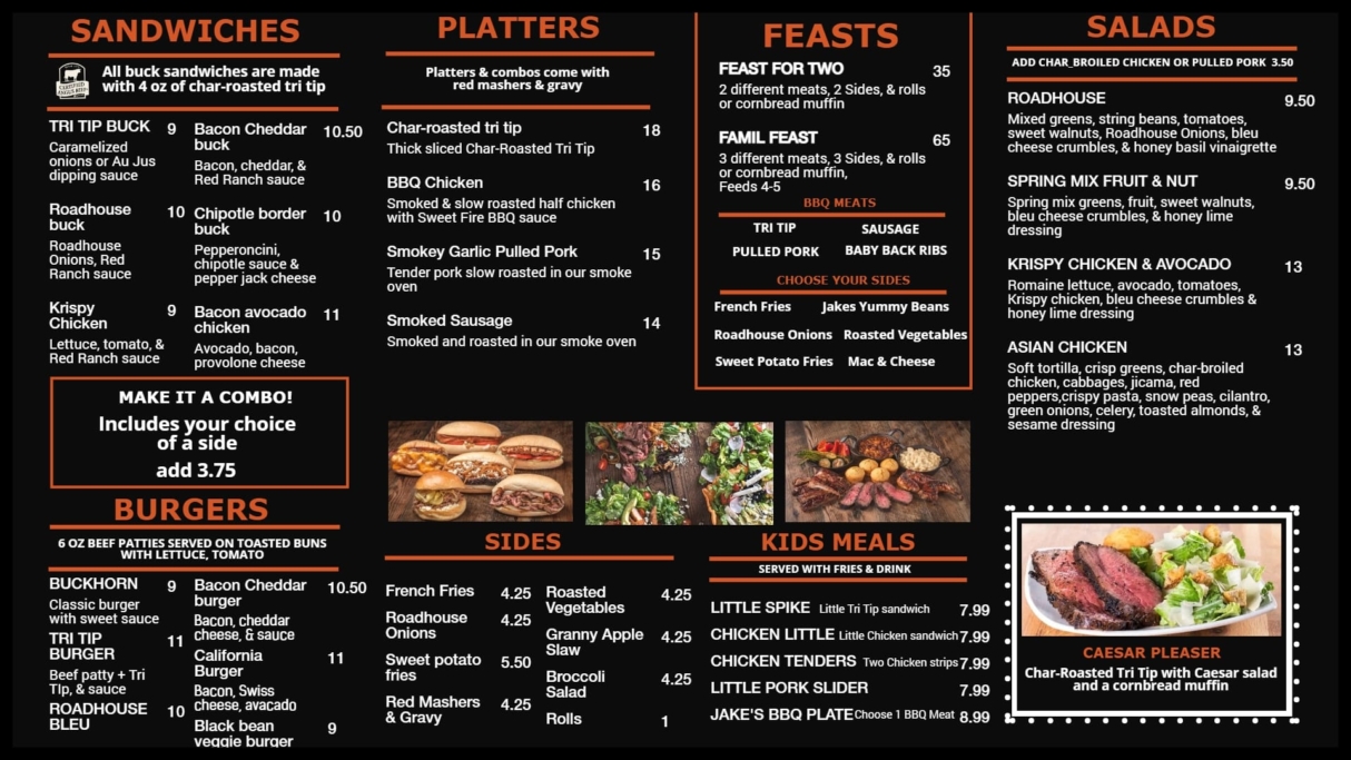 Burger Menu Boards | Lira Screen