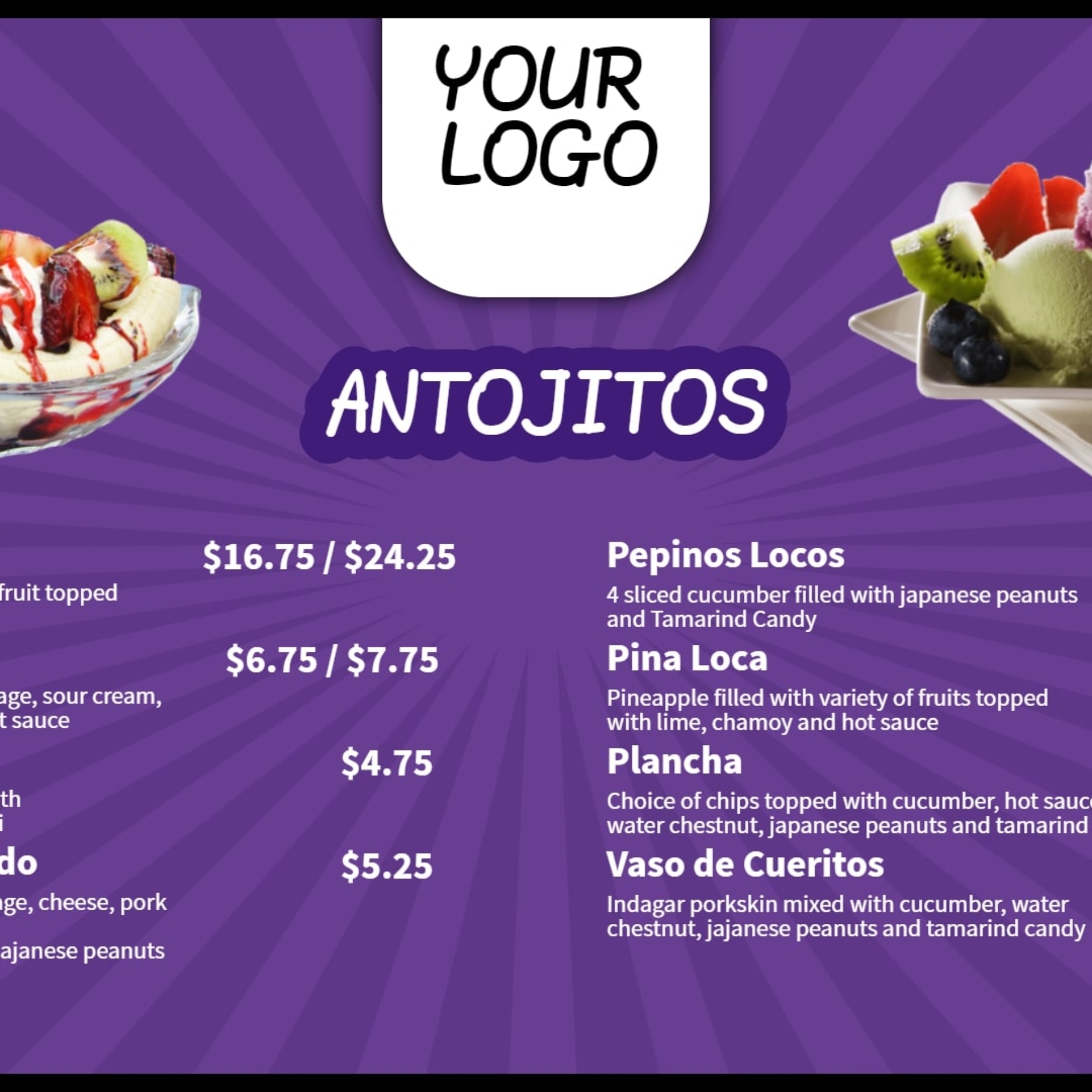 Ice Cream Shop Menu Boards | Lira Screen