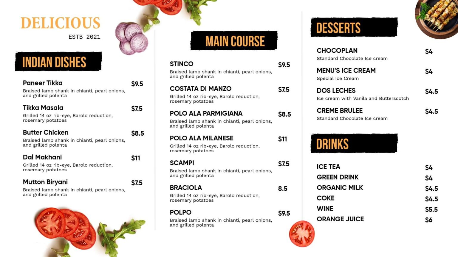 Digital menu boards and personalization